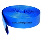 Agriculture PVC Layflat Hose for Irrigation & Water (3/4"-12"), with Camlock Coupling, blue colour