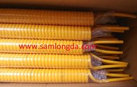 High spring memory PU coil tube with SGS standards, OD8mm, color Yellow